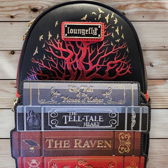 Loungefly | Bags | Loungefly Edgar Allan Poe Literary Horror Mini ...